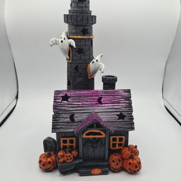 Transpac | Holiday | Haunted Light House Halloween Ghost Light Up ...